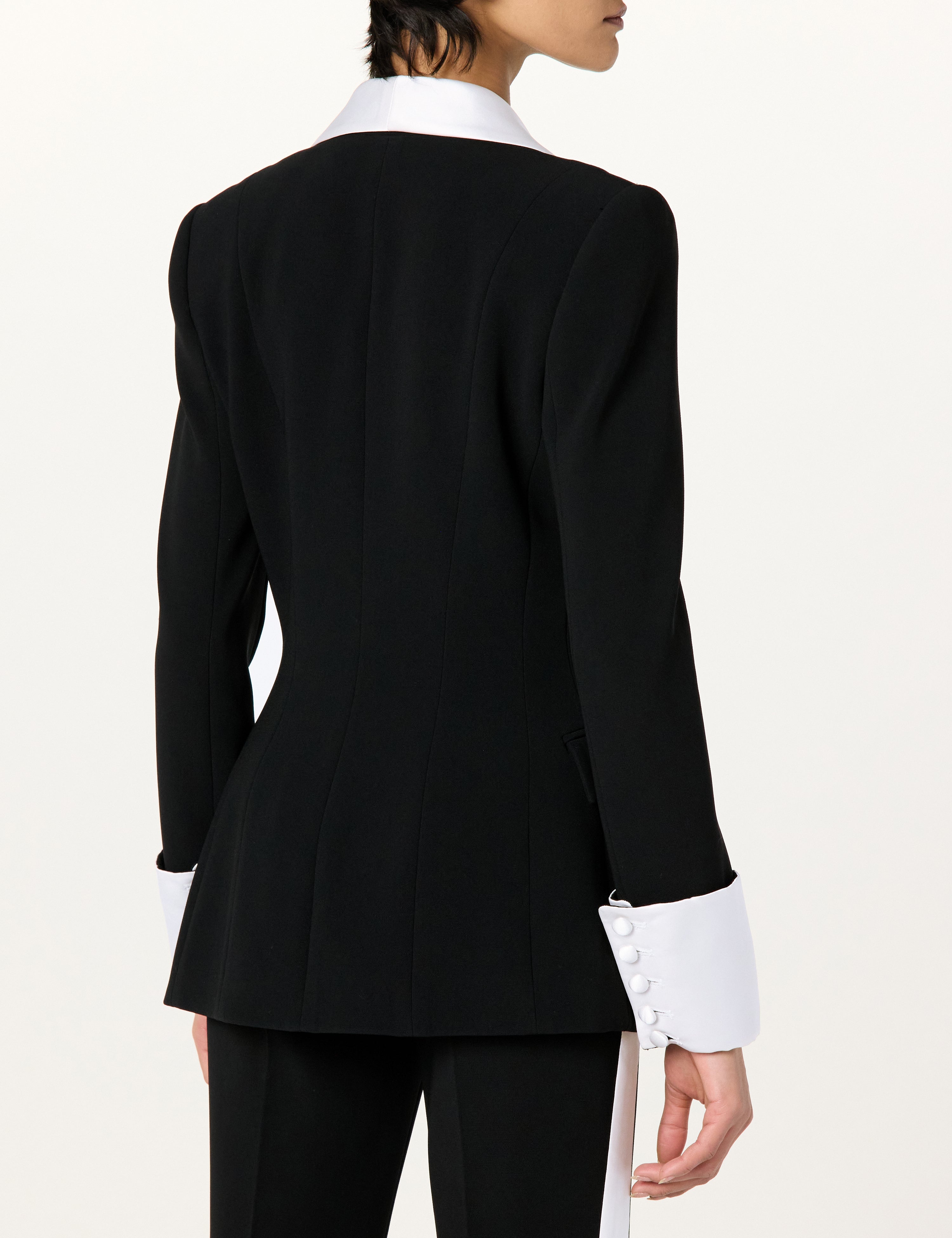 Shawl Combo Tuxedo Blazer – Sergio Hudson